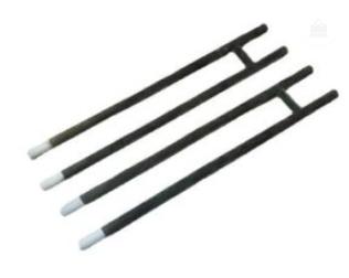 China H-Type Silicon Carbide Rod 1200-1650°C Heating Element for High Temperature Furnace for sale