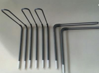 China High-temperature resistant right-angle U-shaped molybdenum disilicide heating rod for sale