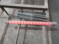 China Single-Thread SiC Heating Element –12mm Diameter, 280mm Hot Zone, 120mm Cold End for sale