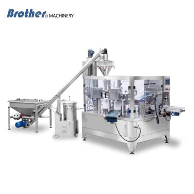 China Powder Rotary Premade Bag Packing Machine 220V/380V For Stand Up Pouch for sale