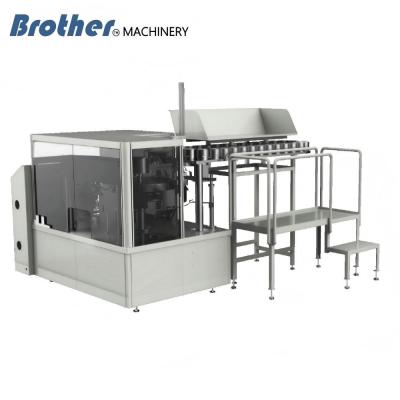 China Multifunctional Sanitary Zipper Napkin Bagging Machine For Flat Bags Stand Up Pouches for sale