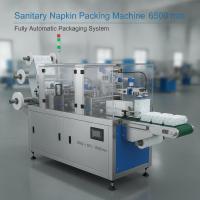 China Sanitary Napkin Packing Machine 6000 950 2000 mm Fully Automatic Packaging System for Feminine Hygiene Product Packaging for sale