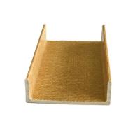 China FRP Solar Photovoltaic Fiberglass U/C-Channel Structural Pultrusion Profiles for sale
