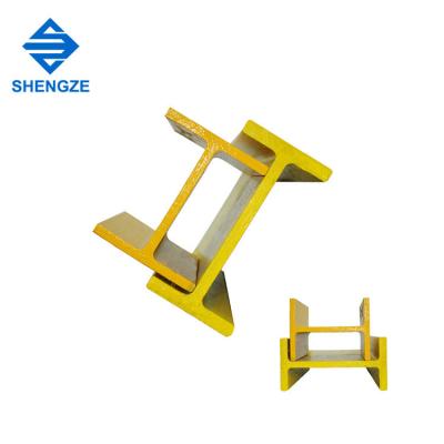 China FRP Fiberglass Pultruded I Profile Grating Fencing Post Handrail for sale