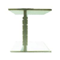 China FRP Fiberglass Pultruded I Profile Grating Fencing Post Handrail for sale