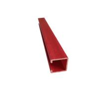China Platform FRP/GRP Pultruded Structural U/C Strut Channel Fiberglass Rectangular Hollow Tube for sale