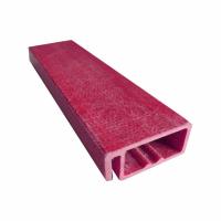 China Glass Fiber Structural U-Shaped FRP Channel Pultruded H Shaped for sale