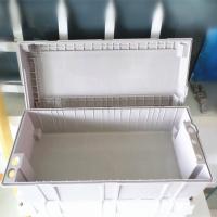 China Outdoor Aging Resistance SMC Molding Fiberglass FRP GRP Glass Fiber Plastic Battery Box Case for Car Boat Camping for sale