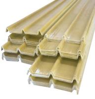 China FRP Material Corrugated Plastic Roofing Sheets for Greenhouse Fibreglass Clear Skylight Panel for sale
