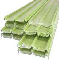 China Building Material Construction Transparent Fiber Glass Wavy Sheet for Roof for sale