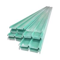 China Building Material Construction Transparent Fiber Glass Wavy Sheet for Roof for sale