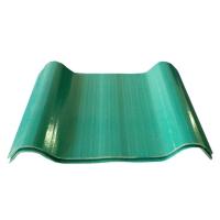 China Green Corrugated Fiberglass Roofing Panels for sale