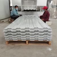 China Corrugated Sheet Fiberglass Roofing Sheet FRP Skylight Sheet for sale
