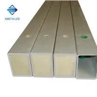 China Structural FRP Fiberglass Square Tube Electric GRP Cross Arm for sale