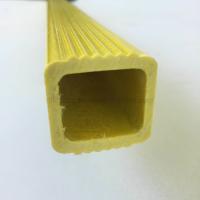 China Fiberglass Composite Surface Mat Smooth Glass Fiber Square Tube for sale