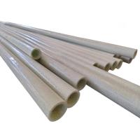 China Fiberglass Composite Pultruded White 28mm Round Tube for sale