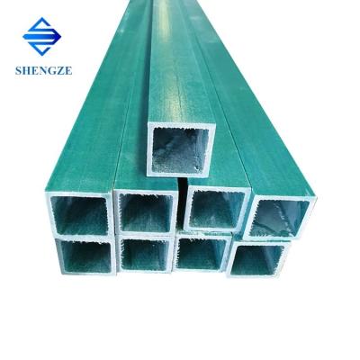 China FRP Polyurethane Resin Cross Arm Brace Electrical Equipment Square Tube Price for sale