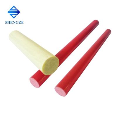 China 6mm 8mm 10mm Thickness Round Flexible Pultruded Fiberglass FRP Insulation Flag Pole Rod Profiles for sale