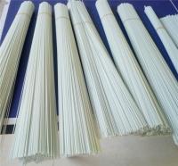 China 6mm 8mm 10mm Thickness Round Flexible Pultruded Fiberglass FRP Insulation Flag Pole Rod Profiles for sale
