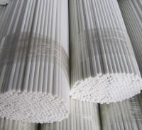 China 6mm 8mm 10mm Thickness Round Flexible Pultruded Fiberglass FRP Insulation Flag Pole Rod Profiles for sale