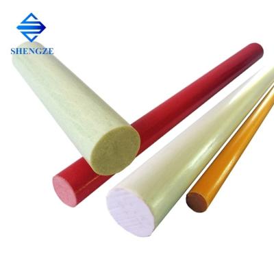 China Flexible Fiberglass FRP GRP Pultruded Profiles Round Solid Support Rod Bar, Snow/Plant Pole for sale
