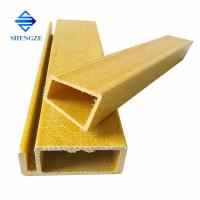China FRP Round Rod GRP Bar Fiber Glass Reinforced Plastic Square Pipe for Building Material for sale