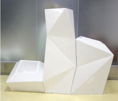 China Glass Fiber GRP FRP Resin Art Pots and Planters for Flower Plants for sale