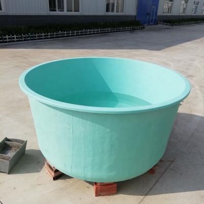 China FRP GRP Fiberglass Fibreglass Round Shape Fish Farm Tank Pool Above Ground for sale