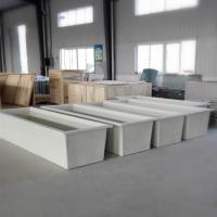 China Fiberglass Fish Breeding Farming Water Tank for Fish Farm Aquaponics for sale