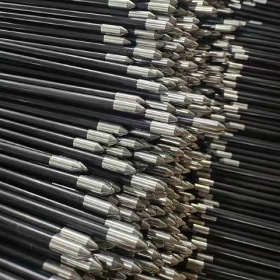 China Fiber Glass Tent Pole with Metal Cap Fiberglass Tent Pole for sale