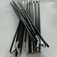 China Glass Fiber 11mm Tent Poles with Angled Connector for Tent Camping for sale