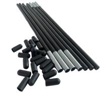 China Fiberglass Tent Poles with Special Connector Thread Joints FRP Tent Pole for sale