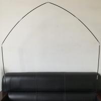 China Fiberglass Tent Poles with Special Connector Thread Joints FRP Tent Pole for sale