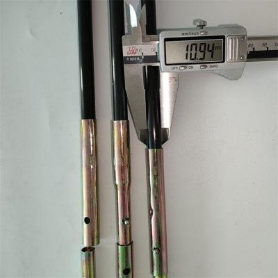 China 11mm Flexible Fiberglass Tent Pole with Buckle Button for sale