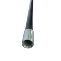 China Fiberglass Adjustable Tent Pole Replacement Kit Fold FRP Black Camping Tent Rod for sale