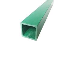 China Anticorrosive Fiberglass Pultruded Square Tube Composite Surface for sale
