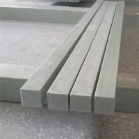 China Large FRP Pultrusion Profile GRP Shaped Square Tube Pipe Rod Bar Profile Crossarm Fiber Glass Fiberglass Reinforced Plastic 50*50mm Workpiece Prfv Transversal for sale