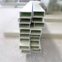 China FRP GRP Fiber Glass Fiberglass Fibreglass Plastic Pultruded   Rectangular Rectangle Hollow Section Bar Box Beams Rod Black for sale