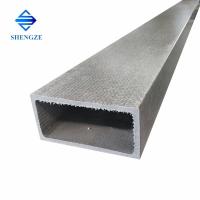 China Anti UV Aging FRP Square Tube Fiberglass Product Deep Processing Hollow for Fence Post for sale