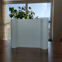 China Fiberglass Corrugated Plastic Roofing Sheet White for sale