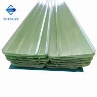China Fiberglass Corrugated Roof Sheet Green for sale