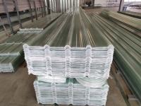 China Fiberglass Trapezoidal Transparent Roof Tile GRP for sale