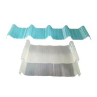 China Transparent FRP Roof Sheet Class a Flame Fiber Glass Corrug Sheet on Roof for sale