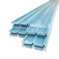 China FRP Fiberglass Colored Corrugated Roof Sheet GRP Clear Flat Skylight for sale