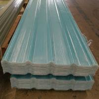 China FRP Corrugated Fiber Glass Roof Sheet Transparent Plastic Roofing Coil for Balcony for sale