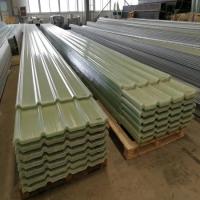 China FRP Corrugated Fiber Glass Roof Sheet Transparent Plastic Roofing Coil for Balcony for sale