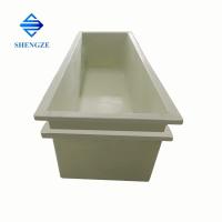 China FRP Fiberglass Rectangular Fish Farm Tank for sale