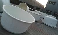 China Large Aquarium Koi Fish Farming Round Tank Fiberglass FRP for sale