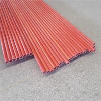 China Fiberglass Round Hollow Tube FRP Pole Tube Rebar Stick for sale