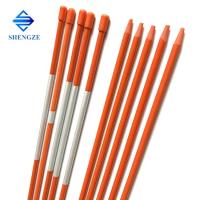 China Fiberglass Solid Driveways Rod Products GRP Snow Pole Sign Post Stakes for sale